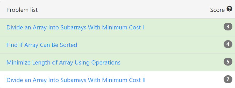 Akash Barik on LinkedIn: LeetCode Biweekly Contest 122 🎯 I solved first ... Akash Barik on LinkedIn: LeetCode Biweekly Contest 122 🎯 I solved first ...
