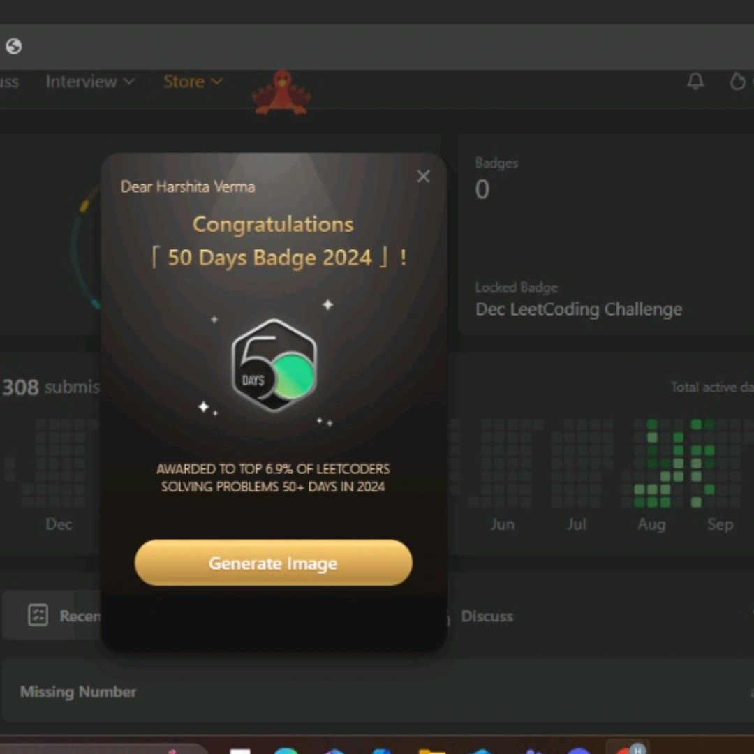 Harshita Verma on LinkedIn: #leetcode #milestone #dsa #learningjourney ... Harshita Verma on LinkedIn: #leetcode #milestone #dsa #learningjourney ...
