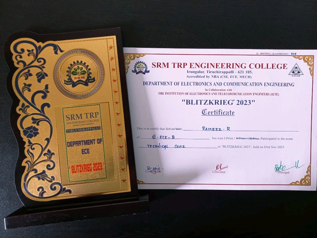 Rameez .R on LinkedIn: #ece #iete #electronics #ece #srm #quiz # ... Rameez .R on LinkedIn: #ece #iete #electronics #ece #srm #quiz # ...