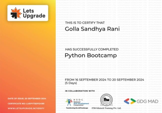 Sandhya Rani Golla on LinkedIn: Hey Everyone, I am excited to share ... Sandhya Rani Golla on LinkedIn: Hey Everyone, I am excited to share ...