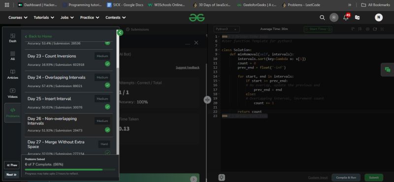 Nishant Panigrahy on LinkedIn: #dsa #codingchallenge #gfg160 # ... Nishant Panigrahy on LinkedIn: #dsa #codingchallenge #gfg160 # ...