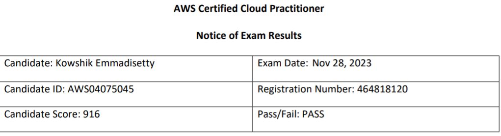 Kowshik Emmadisetty on LinkedIn: #aws #cloudcertification # ... Kowshik Emmadisetty on LinkedIn: #aws #cloudcertification # ...