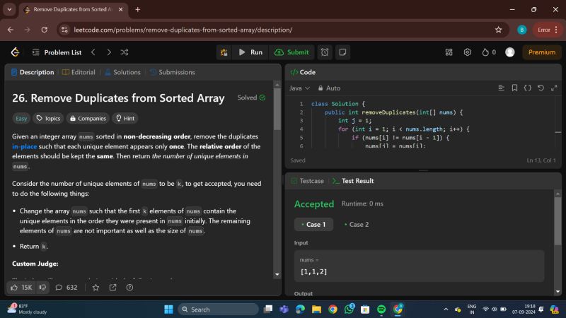 Bharani Tharan on LinkedIn: Leetcode programming 2.Remove duplicates ... Bharani Tharan on LinkedIn: Leetcode programming 2.Remove duplicates ...