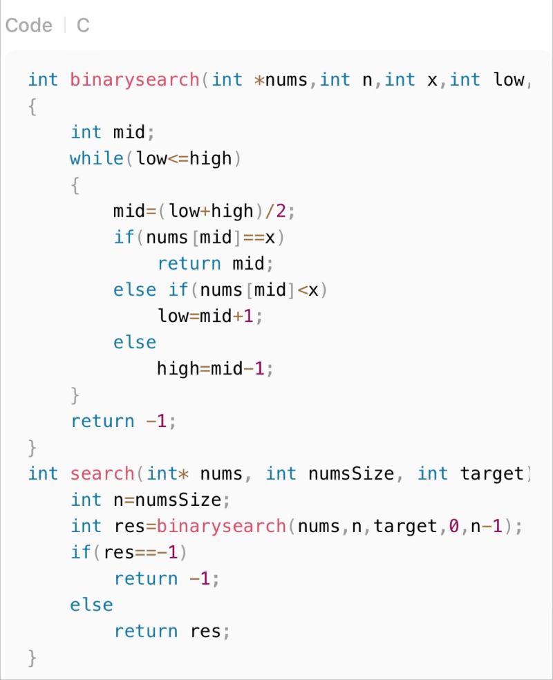 Santheesh P M on LinkedIn: #binarysearch #cprogramming #algorithms # ... Santheesh P M on LinkedIn: #binarysearch #cprogramming #algorithms # ...