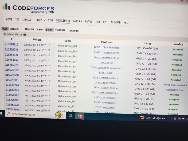 Mahadevan . on LinkedIn: #codeforces #problemsolving #algorithmicskills ... Mahadevan . on LinkedIn: #codeforces #problemsolving #algorithmicskills ...