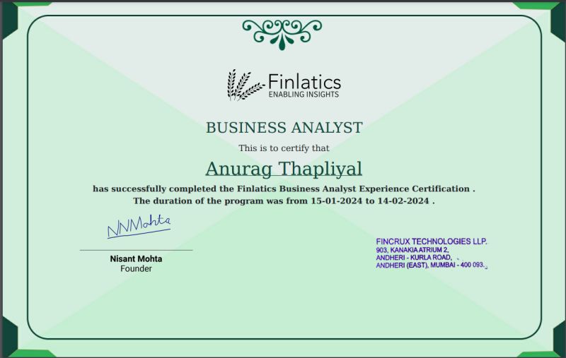 Anurag Thapliyal on LinkedIn: Hey Connections, Delighted to share that ... Anurag Thapliyal on LinkedIn: Hey Connections, Delighted to share that ...
