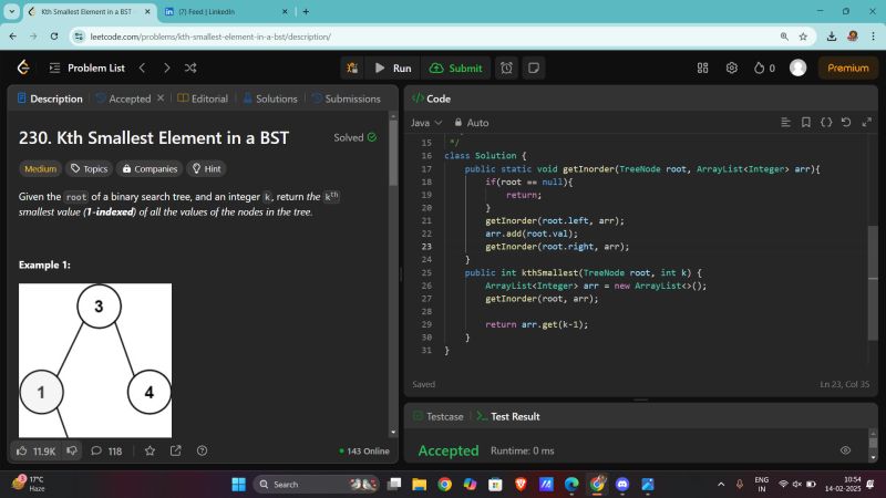 #leetcode #coding #dsa #bst #100daysofcode #codingjourney | Swati Kumari #leetcode #coding #dsa #bst #100daysofcode #codingjourney | Swati Kumari