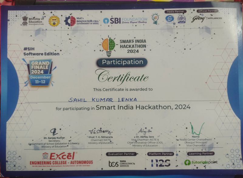 Sahil Kumar Lenka on LinkedIn: Hello everyone! I’m Sahil Kumar Lenka ... Sahil Kumar Lenka on LinkedIn: Hello everyone! I’m Sahil Kumar Lenka ...