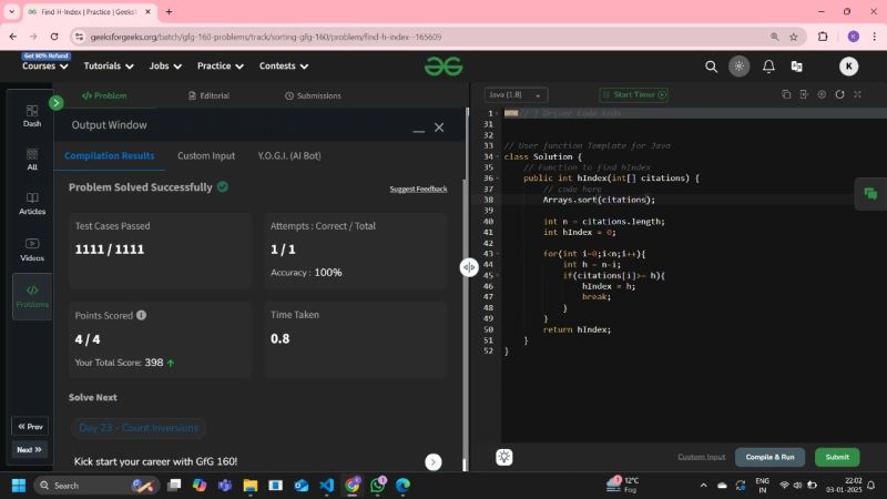 Khushi Jain on LinkedIn: #geeksforgeeks #codingchallenge #160daysofcode ... Khushi Jain on LinkedIn: #geeksforgeeks #codingchallenge #160daysofcode ...