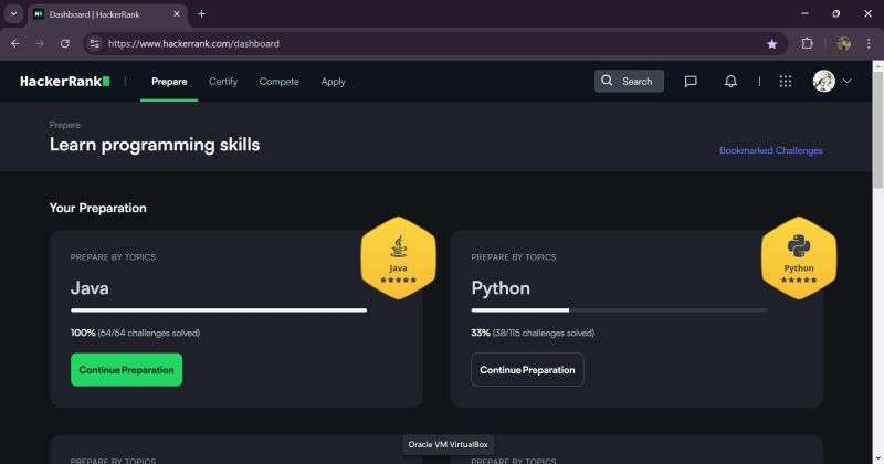 Koushik Reddy on LinkedIn: #hackerrank #java #python #coding #milestone ... Koushik Reddy on LinkedIn: #hackerrank #java #python #coding #milestone ...
