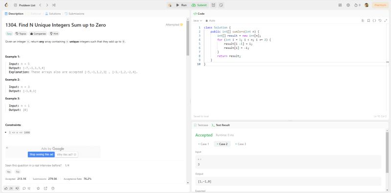 Day 16 of #leetcodechallenge: Find N integers | Dev Prasad posted on ... Day 16 of #leetcodechallenge: Find N integers | Dev Prasad posted on ...
