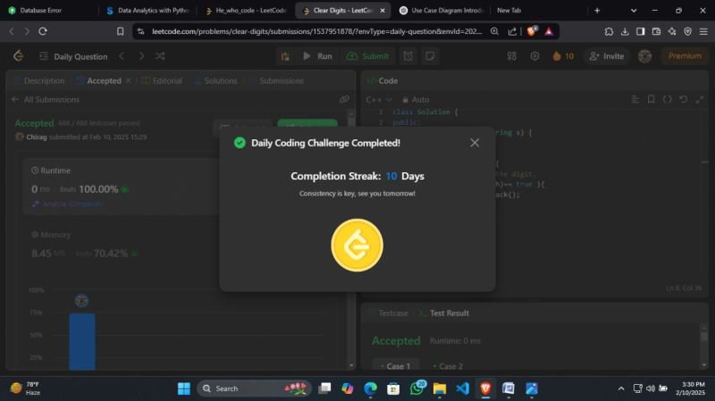 Chirag Anand on LinkedIn: #leetcode #problemsolving #codingjourney # ... Chirag Anand on LinkedIn: #leetcode #problemsolving #codingjourney # ...