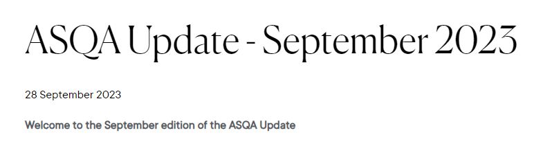 Phill Bevan on LinkedIn: Classic bait & switch. ASQA announces it is ... Phill Bevan on LinkedIn: Classic bait & switch. ASQA announces it is ...