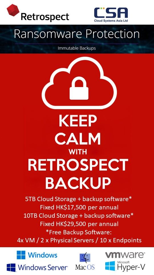 Cloud Systems Asia Ltd on LinkedIn: Ransomware Protection Keep calm wit ... Cloud Systems Asia Ltd on LinkedIn: Ransomware Protection Keep calm wit ...