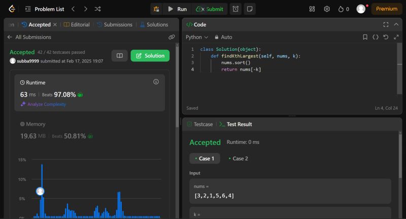 #365daysofcode #dsa #algorithms #sorting #kthlargestelement # ... #365daysofcode #dsa #algorithms #sorting #kthlargestelement # ...