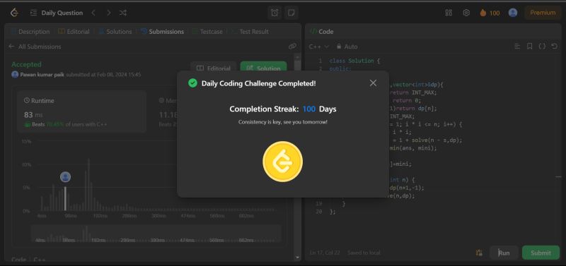 Pawan Kumar Paik on LinkedIn: #leetcode #codingjourney #100daysofcode # ... Pawan Kumar Paik on LinkedIn: #leetcode #codingjourney #100daysofcode # ...