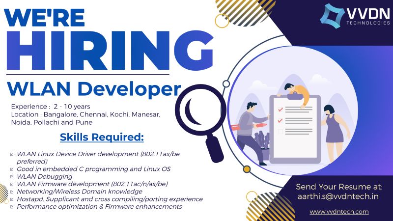 #vvdntechnologies #wlandevelopers #interested #wifi #chennaijobs ... #vvdntechnologies #wlandevelopers #interested #wifi #chennaijobs ...