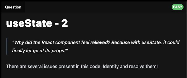 React interview question on FrontendHire | Hruthik Reddy posted on the ... React interview question on FrontendHire | Hruthik Reddy posted on the ...