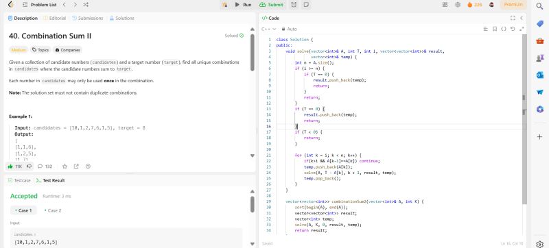 Aditya Kumar on LinkedIn: #leetcode #codingjourney #backtracking # ... Aditya Kumar on LinkedIn: #leetcode #codingjourney #backtracking # ...