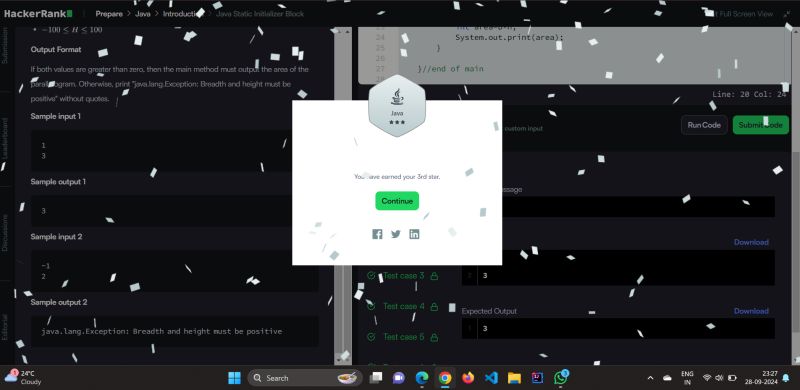 Ayan Ajmeri on LinkedIn: #hackerrank #achievementunlocked #java # ... Ayan Ajmeri on LinkedIn: #hackerrank #achievementunlocked #java # ...