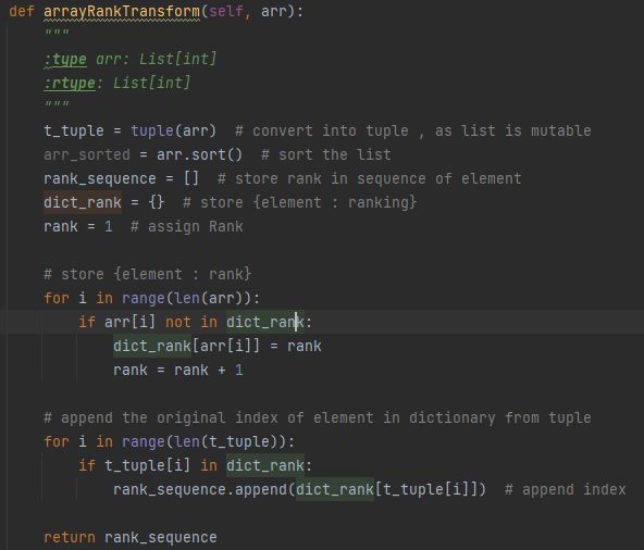 Kuldeep Kumar on LinkedIn: Leetcode 1331. Rank Transform of an Array đź’Ą ... Kuldeep Kumar on LinkedIn: Leetcode 1331. Rank Transform of an Array đź’Ą ...