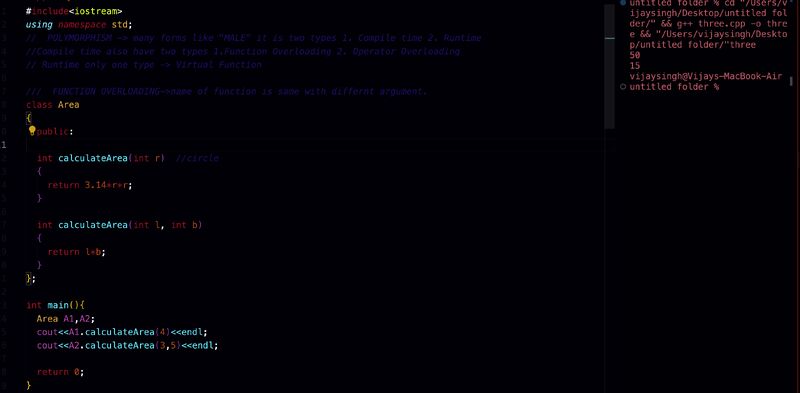 Vijay Singh on LinkedIn: Oops with C++.DSA Polymorphism: Polymorphism ... Vijay Singh on LinkedIn: Oops with C++.DSA Polymorphism: Polymorphism ...
