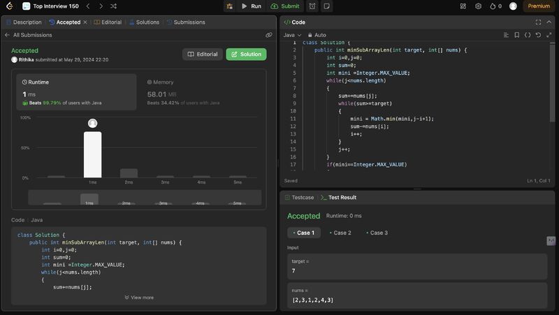 Rithika Kalaimani on LinkedIn: #leetcode #java #dsa #slidingwindow # ... Rithika Kalaimani on LinkedIn: #leetcode #java #dsa #slidingwindow # ...