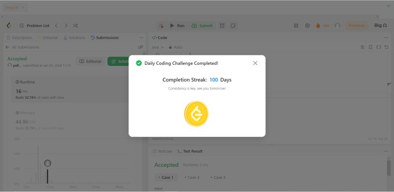 Palli Sai Nithin on LinkedIn: #consistency #dailycoding #leetcode # ... Palli Sai Nithin on LinkedIn: #consistency #dailycoding #leetcode # ...