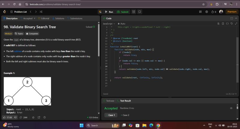#100daysofcode #javascript #leetcode #codingchallenge #binarytree #dsa ... #100daysofcode #javascript #leetcode #codingchallenge #binarytree #dsa ...