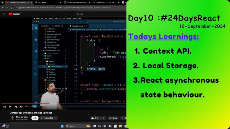 Suraj Gorai on LinkedIn: #chaiaurcode #reactjs #cssinjs # ... Suraj Gorai on LinkedIn: #chaiaurcode #reactjs #cssinjs # ...