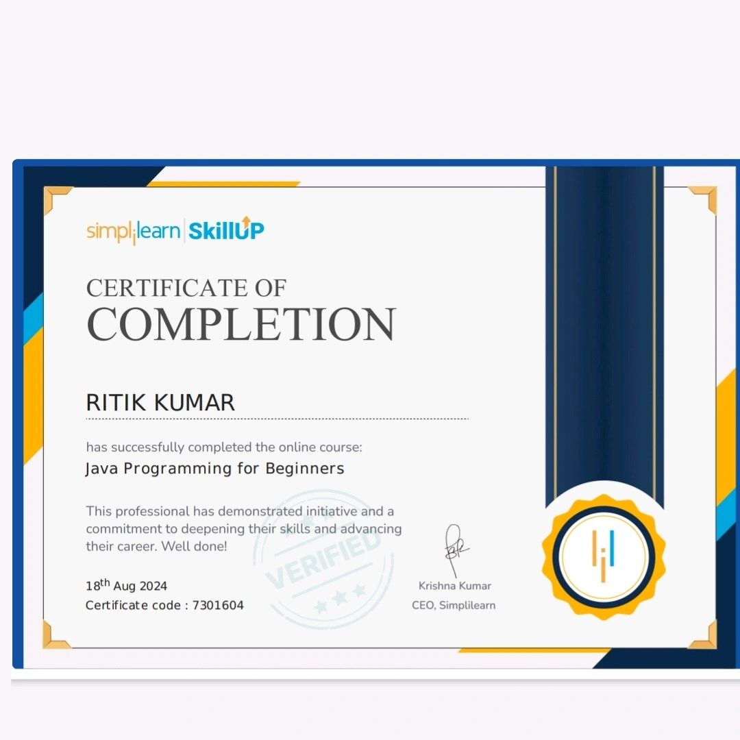 Ritik Kumar on LinkedIn: #java #skill #development #programming # ... Ritik Kumar on LinkedIn: #java #skill #development #programming # ...