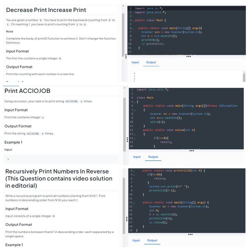 Day 34 of #100daysofcodingchallenge: Recursion in Java | shubham raghav ... Day 34 of #100daysofcodingchallenge: Recursion in Java | shubham raghav ...