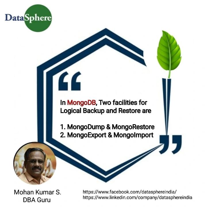 DataSphere on LinkedIn: #mongodb #oracle #sqlserver #dba #mohankumars # ... DataSphere on LinkedIn: #mongodb #oracle #sqlserver #dba #mohankumars # ...