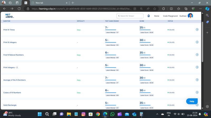 sudheer gandikota on LinkedIn: #day28 #30daysofcode #nxtwave #ccbp # ... sudheer gandikota on LinkedIn: #day28 #30daysofcode #nxtwave #ccbp # ...
