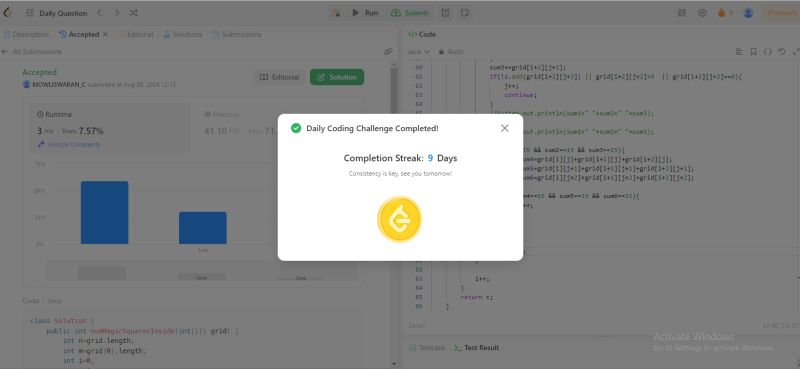 Mowliswaran C on LinkedIn: #day9 #leetcode Mowliswaran C on LinkedIn: #day9 #leetcode