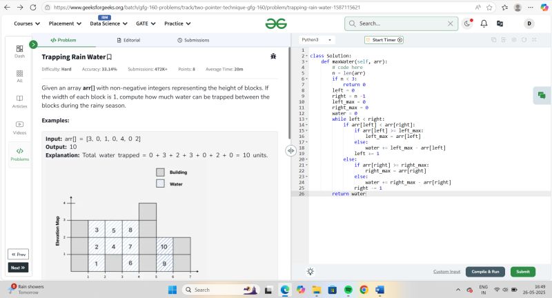 #geeksforgeeks #gfg160 #160daysofcode #geekstreak2025 #dsa #pythoncode ... #geeksforgeeks #gfg160 #160daysofcode #geekstreak2025 #dsa #pythoncode ...