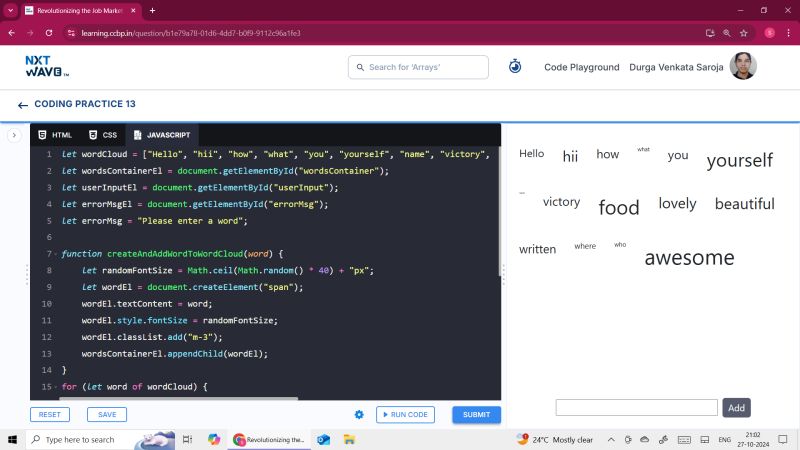 Saroja Pasila on LinkedIn: #day23 #javascript #webdevelopment # ... Saroja Pasila on LinkedIn: #day23 #javascript #webdevelopment # ...