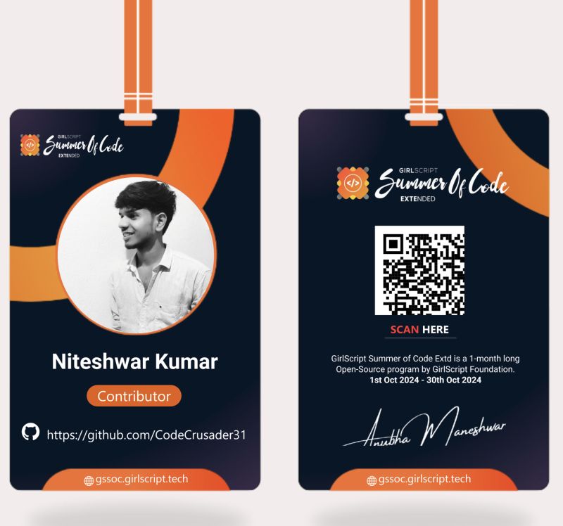 NITESHWAR KUMAR on LinkedIn: #gssoc #opensource #community #coding # ... NITESHWAR KUMAR on LinkedIn: #gssoc #opensource #community #coding # ...