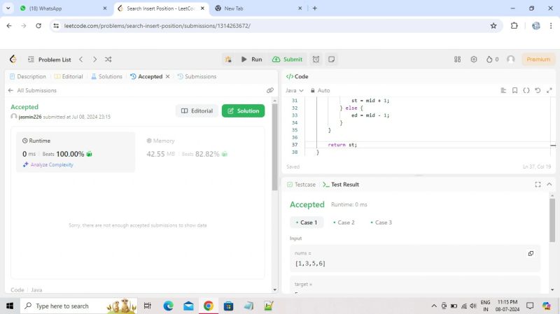 Jameema Jasmin M A on LinkedIn: #100daysleetcodechallenge #leetcode # ... Jameema Jasmin M A on LinkedIn: #100daysleetcodechallenge #leetcode # ...