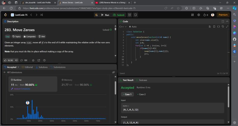 #leetcode75 #leetcode #codingchallenge #problemsolving #algorithm ... #leetcode75 #leetcode #codingchallenge #problemsolving #algorithm ...