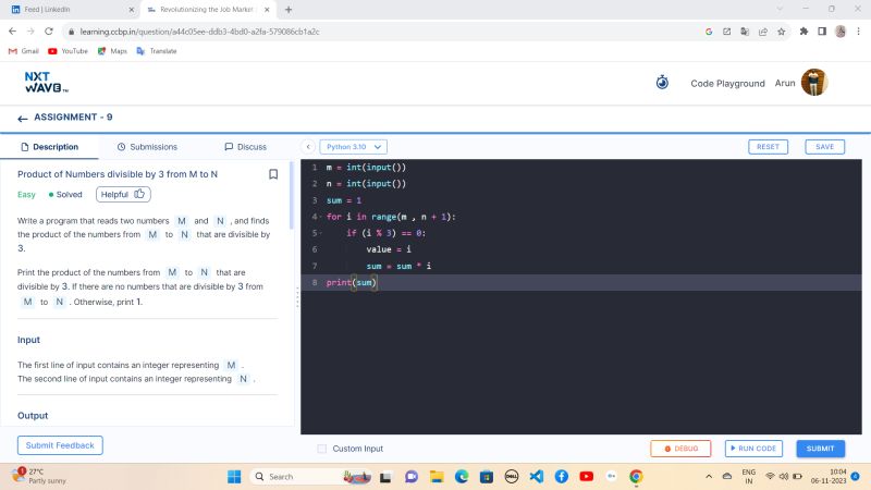 Arun kumar R on LinkedIn: #day74 #coding #forloop #python # ... Arun kumar R on LinkedIn: #day74 #coding #forloop #python # ...