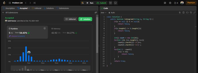 Sahil Kumar on LinkedIn: #leetcodechallenge #frequencycountingapproach ... Sahil Kumar on LinkedIn: #leetcodechallenge #frequencycountingapproach ...