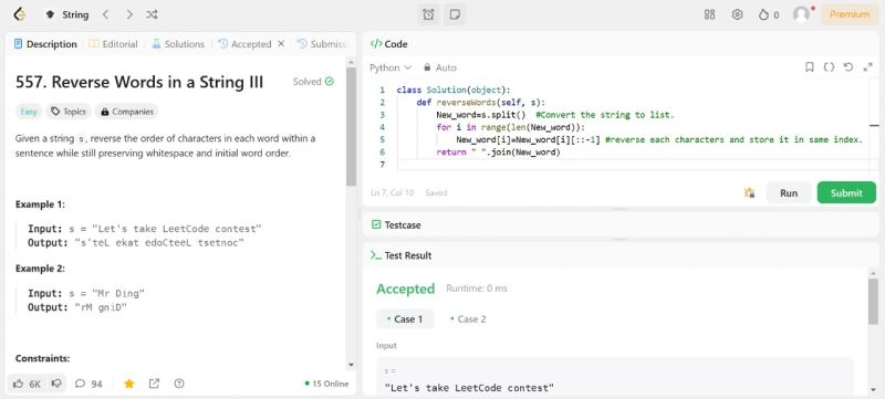 Naresh Krishnan on LinkedIn: #100daysofleetcode #pythonprogramming # ... Naresh Krishnan on LinkedIn: #100daysofleetcode #pythonprogramming # ...