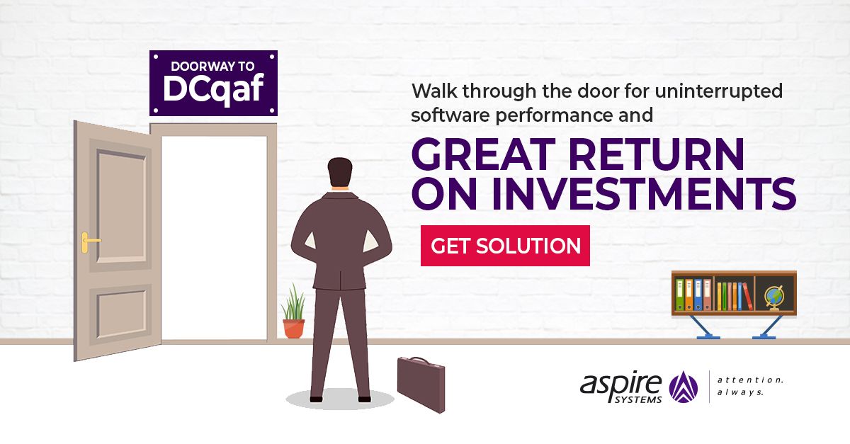 Aspire’s #DCqaf can revolutionize your software applications & systems ... Aspire’s #DCqaf can revolutionize your software applications & systems ...