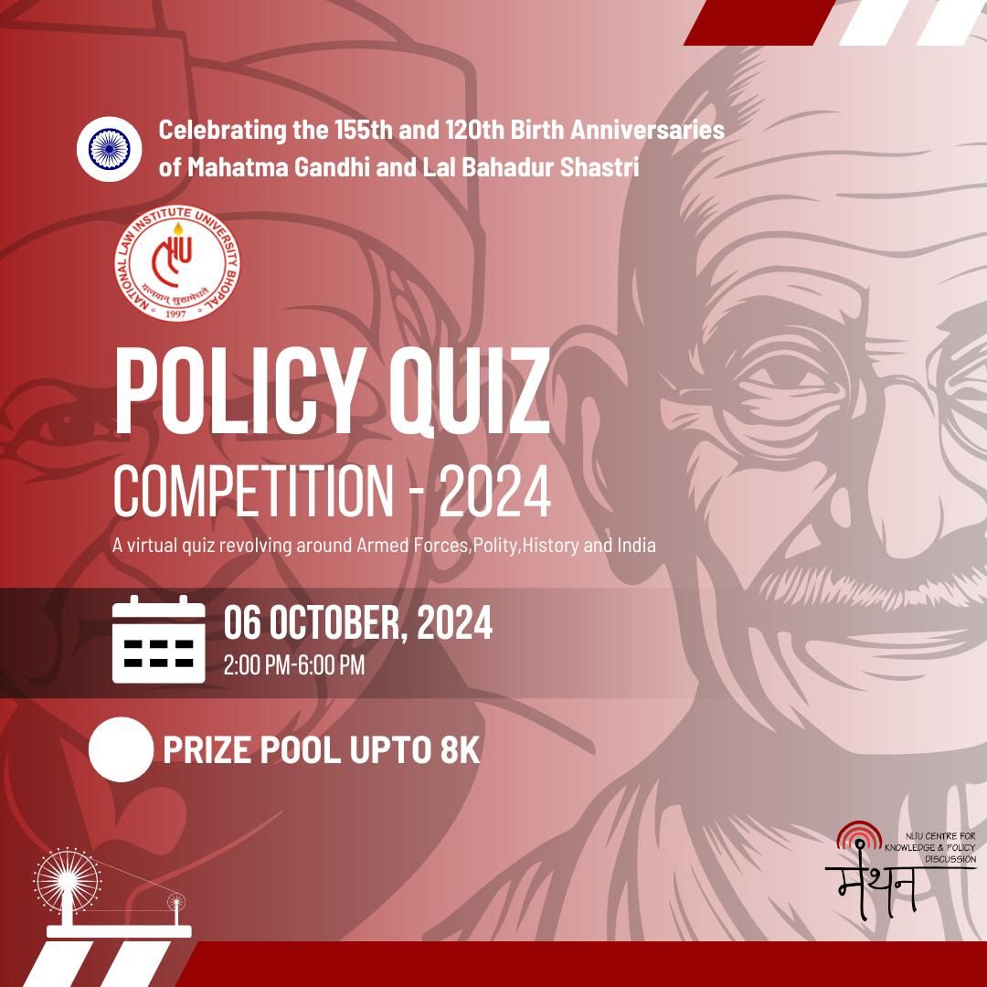 NLIU Manthan Centre for Knowledge & Policy Discussion on LinkedIn: Guys ... NLIU Manthan Centre for Knowledge & Policy Discussion on LinkedIn: Guys ...