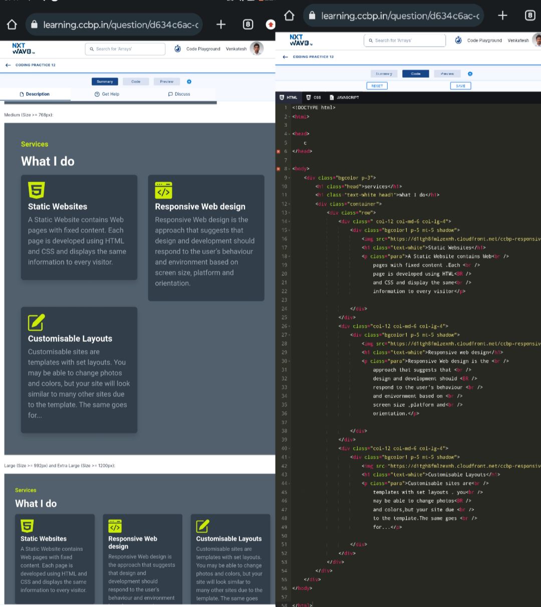 Venkatesh Kolli on LinkedIn: #day16 #30daysofcode #html #css #bootstrap ... Venkatesh Kolli on LinkedIn: #day16 #30daysofcode #html #css #bootstrap ...