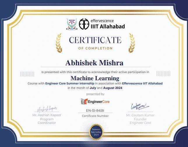 Abhishek Mishra on LinkedIn: #machinelearning #iiitallahabad #ai # ... Abhishek Mishra on LinkedIn: #machinelearning #iiitallahabad #ai # ...