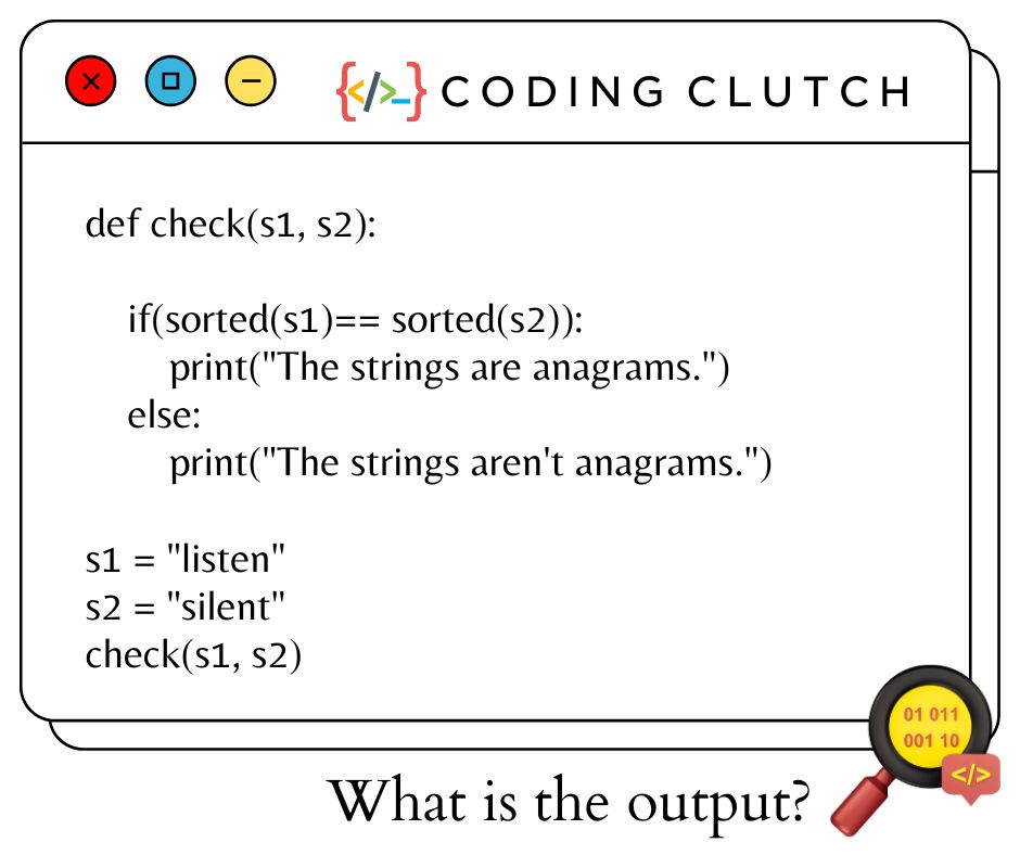 Coding Clutch on LinkedIn: #codingchallenge Coding Clutch on LinkedIn: #codingchallenge