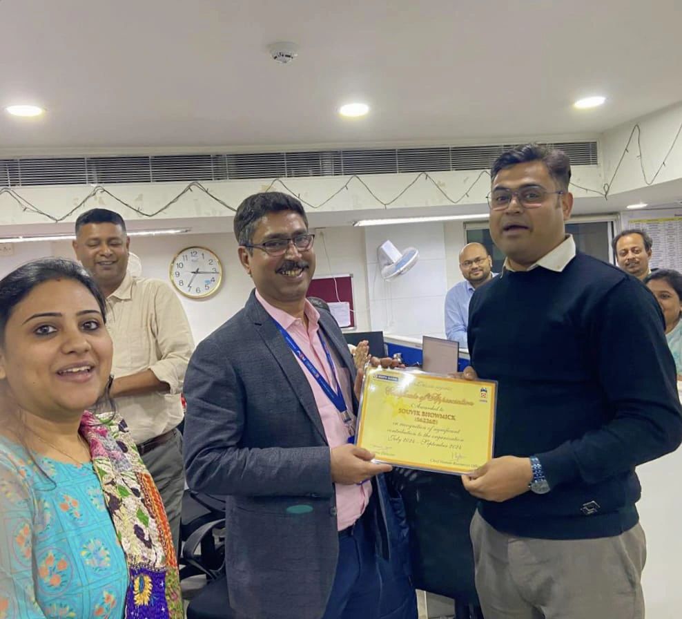 Souvik Bhowmick on LinkedIn: Recognition from Jayanta Sir (Regional ... Souvik Bhowmick on LinkedIn: Recognition from Jayanta Sir (Regional ...