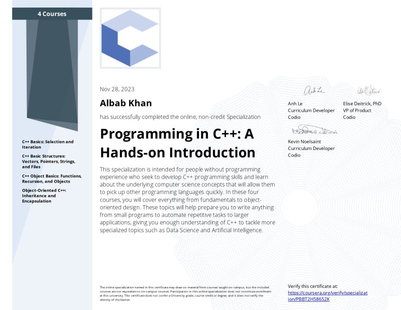 #cplusplus #programming #certification #learning #careergrowth… | Albab ... #cplusplus #programming #certification #learning #careergrowth… | Albab ...